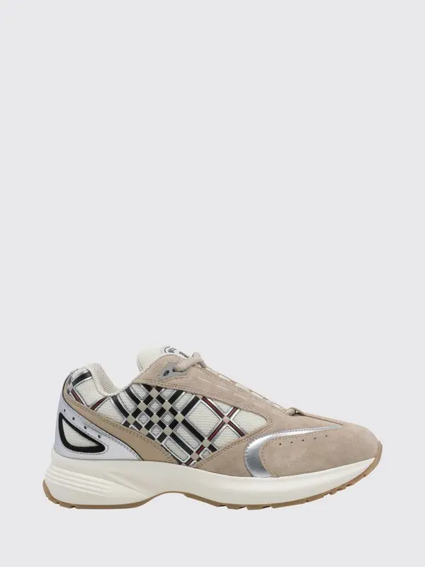 Burberry Checked Lace-up Sneakers