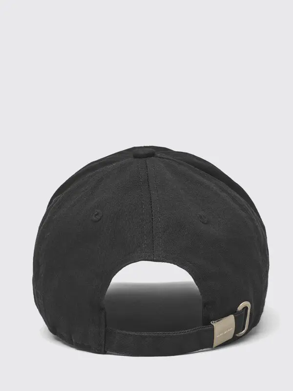 Marc Jacobs Cancer Cotton Baseball Cap With Embroidered Slogan - Orange