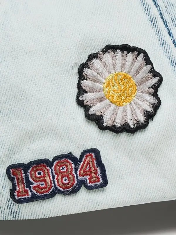 Marc Jacobs Cotton Denim Baseball Cap With Embroidered Logo