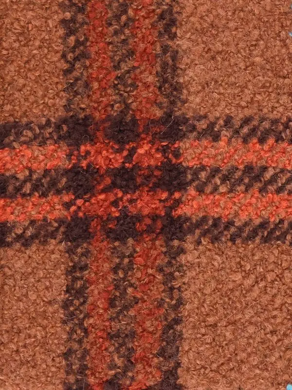 Burberry Check Alpaca And Wool-blend Scarf With Fringed Edges