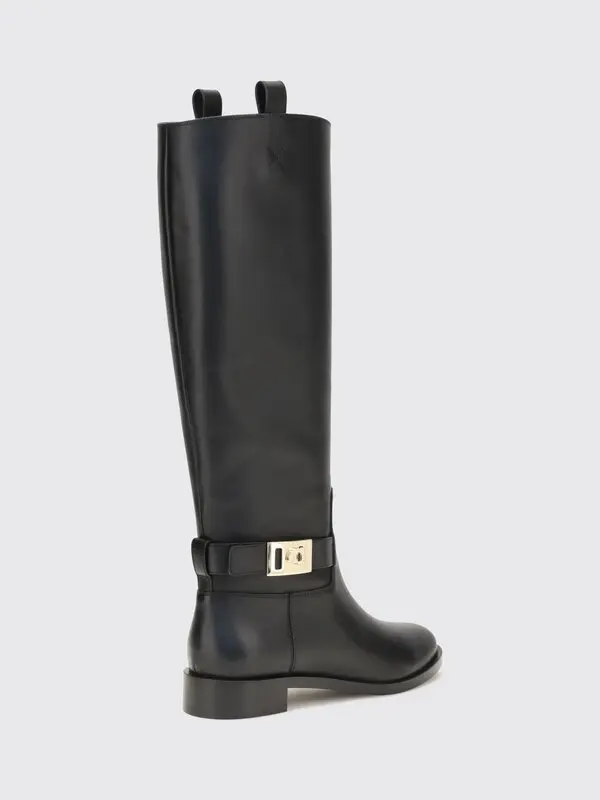 FERRAGAMO Knee High Boots With Buckled Detail