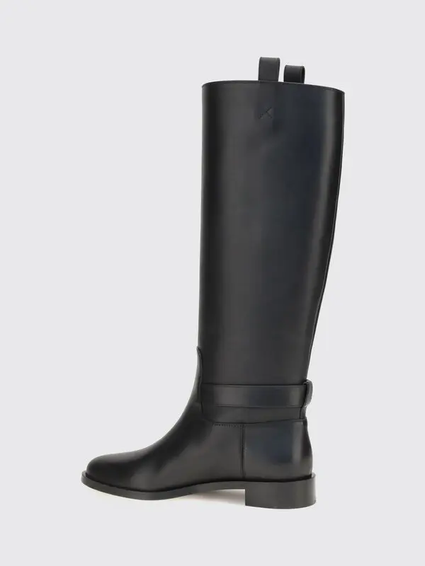 FERRAGAMO Knee High Boots With Buckled Detail