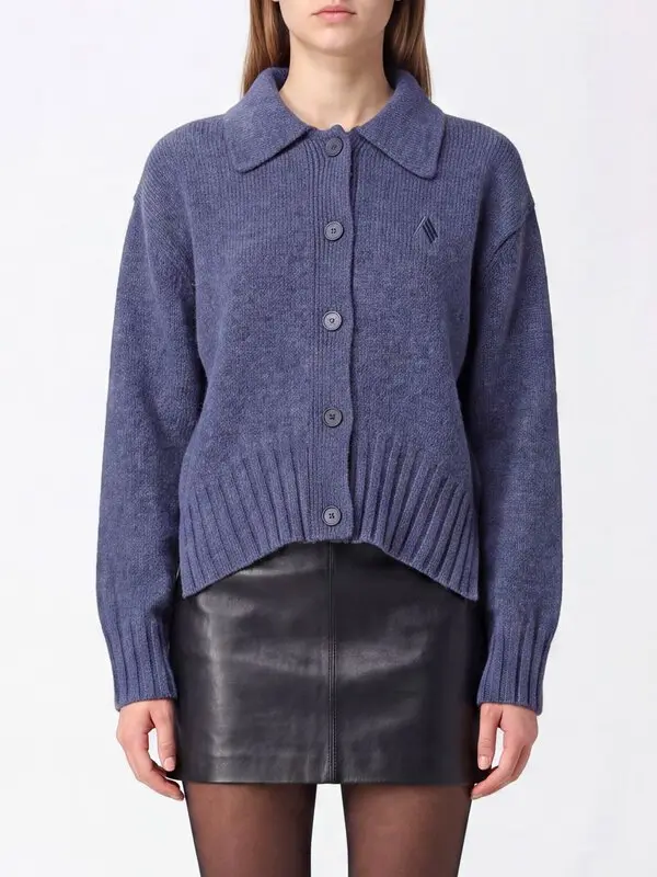 Attico Collared Button-up Sweater