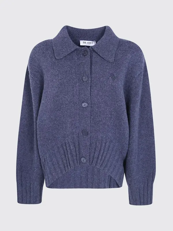 Attico Collared Button-up Sweater