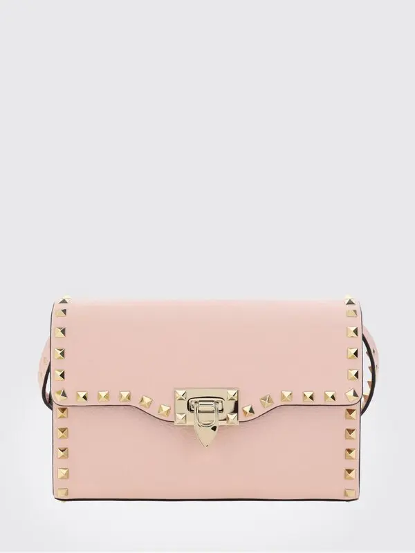 Valentino Garavani Studded Shoulder Bag - Pink