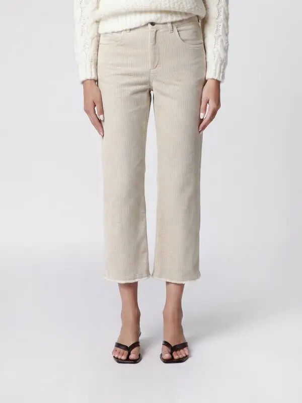 Isabel Marant Étoile Ruthie Straight-leg Corduroy Trousers - Ecru
