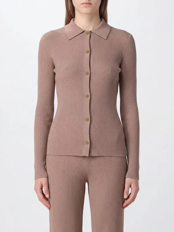 Max Mara Ribbed Polo Sweater