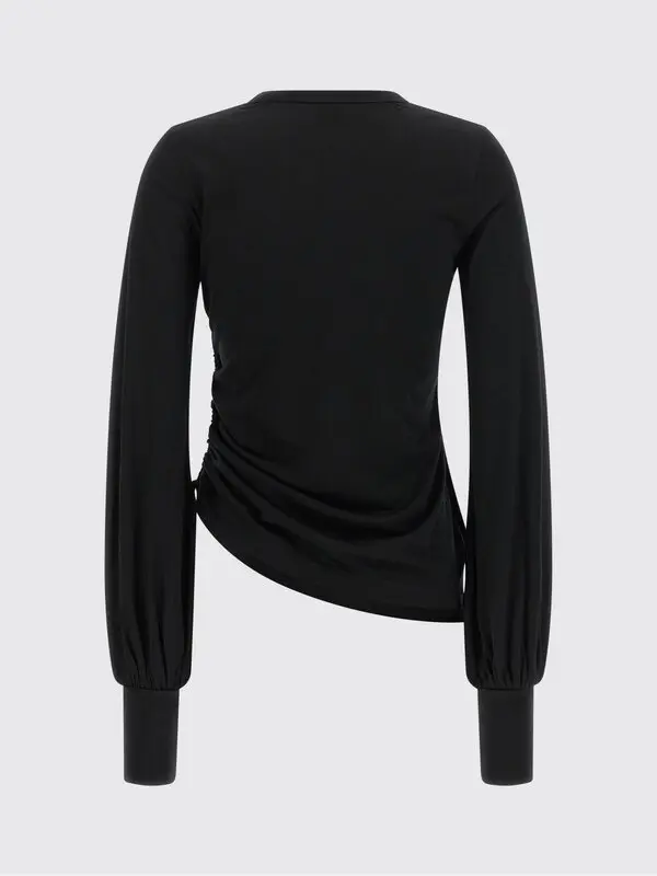 Y3 Slim Fit Wool Long-sleeved T-shirt With 3-stripes Logo