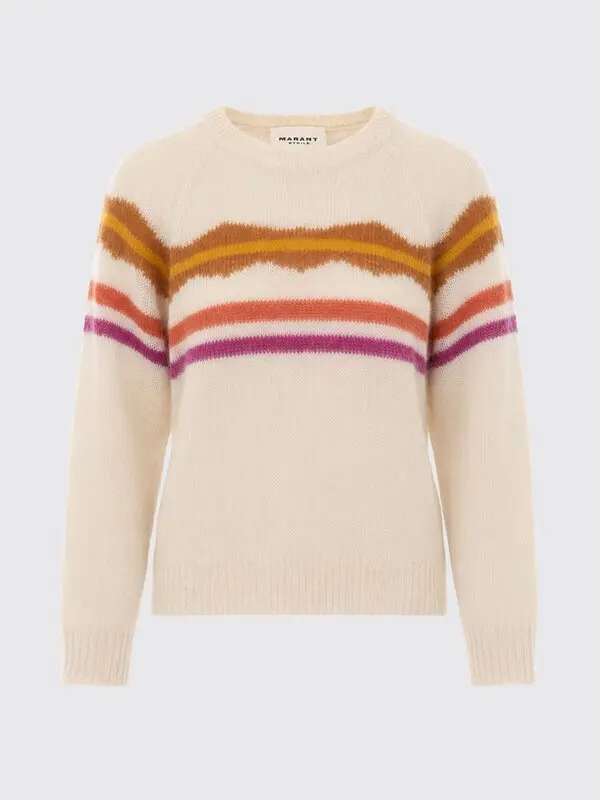 Isabel Marant Étoile Striped Mohair And Wool-blend Crewneck Jumper