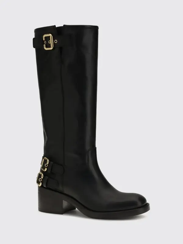 Chloé Buckled Knee High Boots