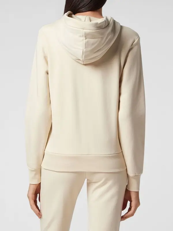 PLEIN SPORT Hexagon Logo Jersey Hoodie