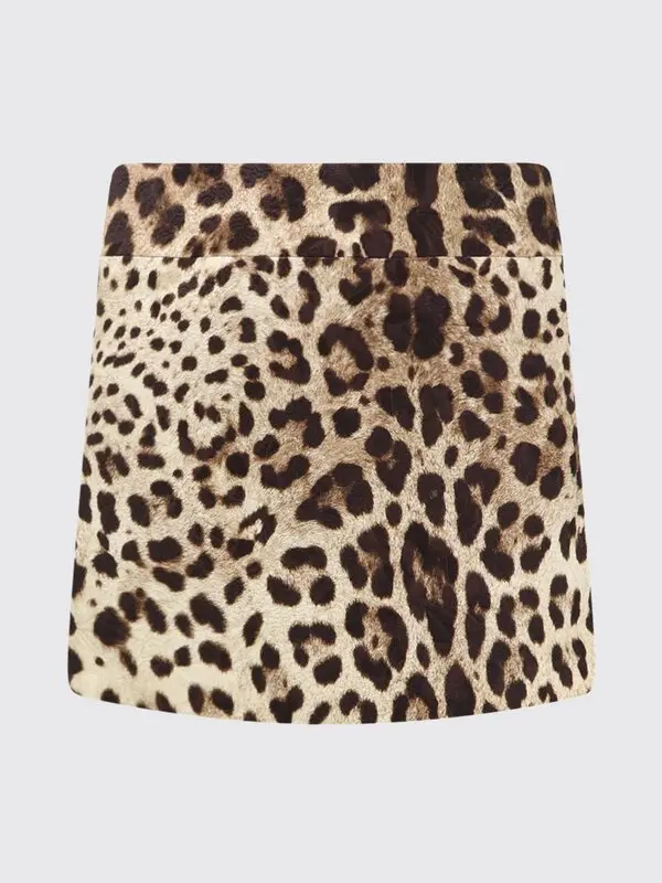 Dolce & Gabbana Leopard Print Mini Skirt