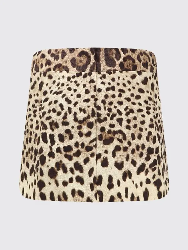 Dolce & Gabbana Leopard Print Mini Skirt
