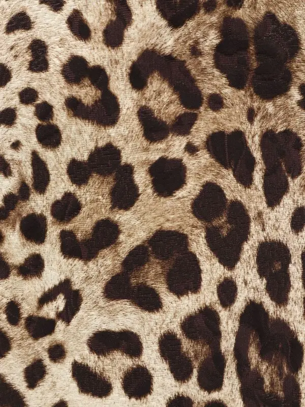 Dolce & Gabbana Leopard Print Mini Skirt