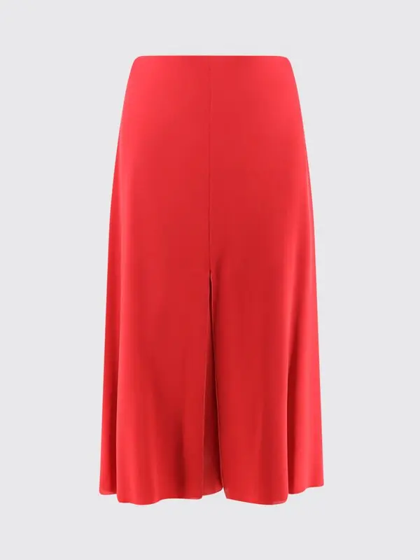 Valentino Garavani High-waisted A-line Silk Midi Skirt