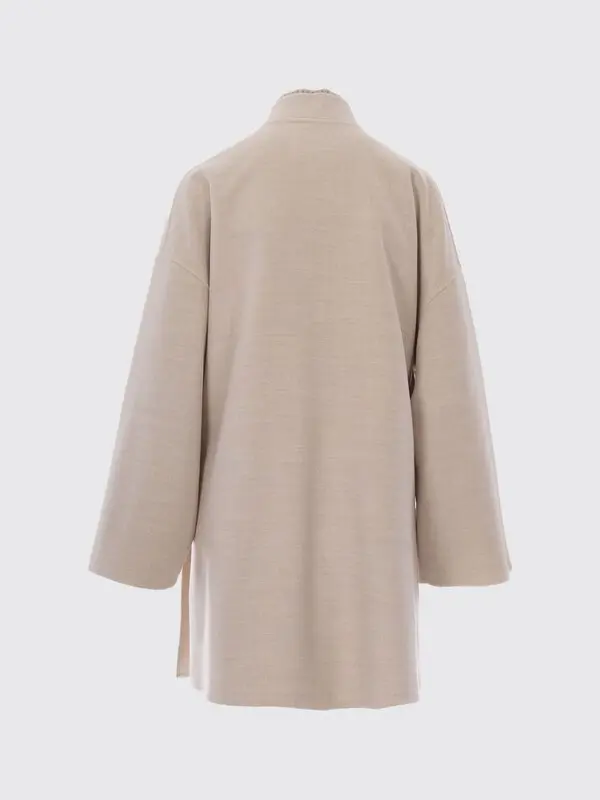 Fabiana Filippi Zip Up Coat - Beige