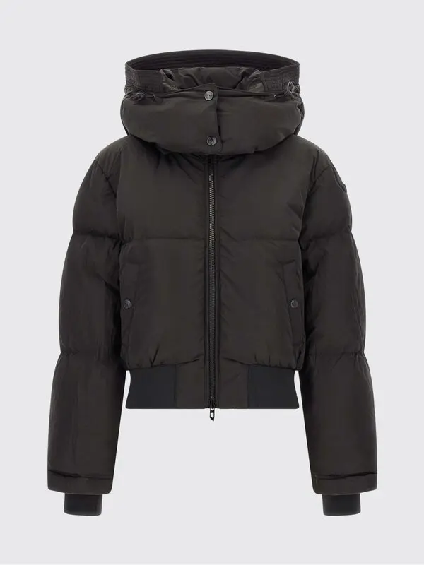 DIESEL® Short Quilted Nylon Puffer Jacket With Hood