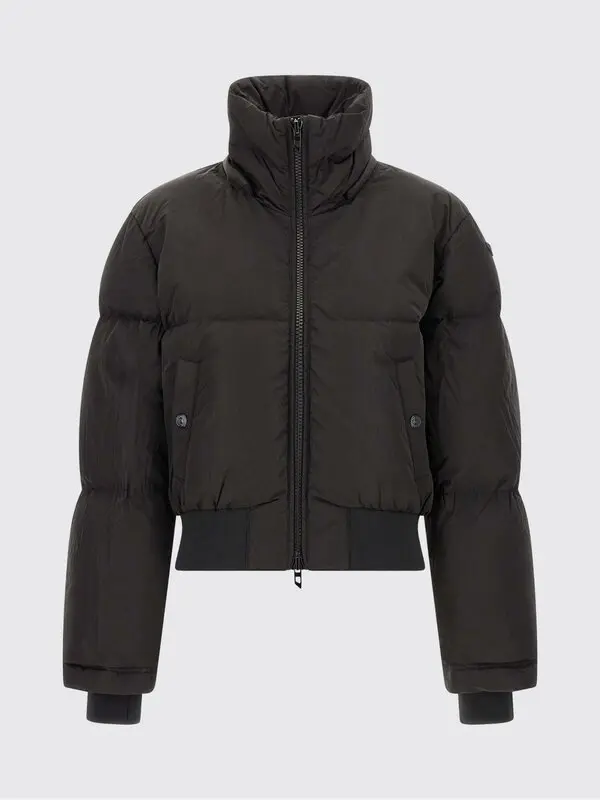 DIESEL® Short Quilted Nylon Puffer Jacket With Hood