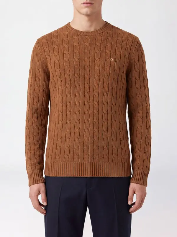 Valentino Garavani Vlogo Signature Pure Cashmere Crewneck Jumper - Hazel