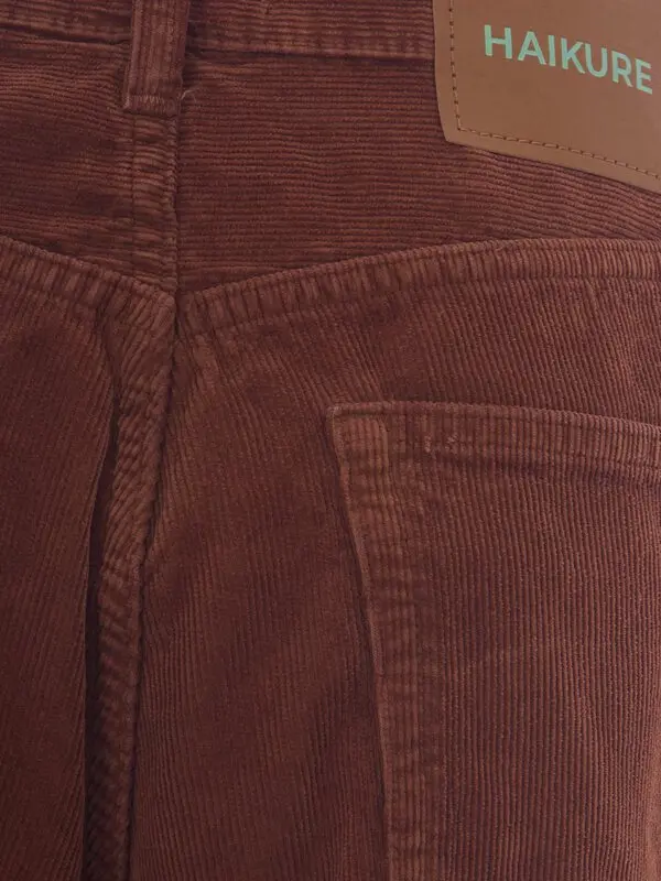 HAIKURE Wide Leg Corduroy Trousers