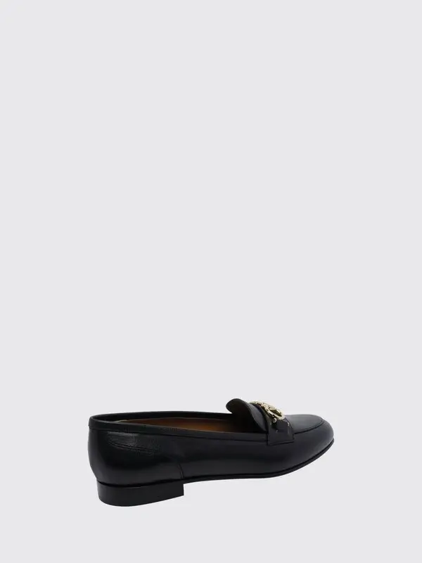 FERRAGAMO Bax Smooth Calfskin Loafers With Gancini Ornament