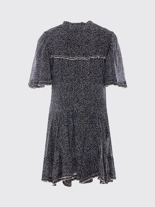 Isabel Marant Étoile Daynia Polka-dot Cotton Chemisier Mini Dress