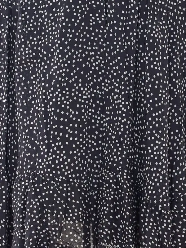 Isabel Marant Étoile Daynia Polka-dot Cotton Chemisier Mini Dress
