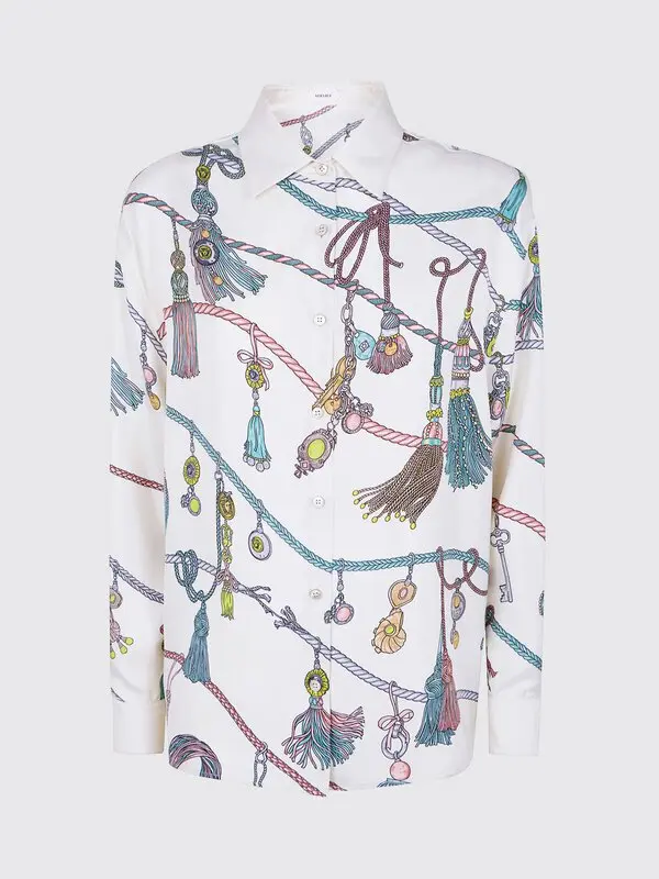 Versace Printed Shirt - White