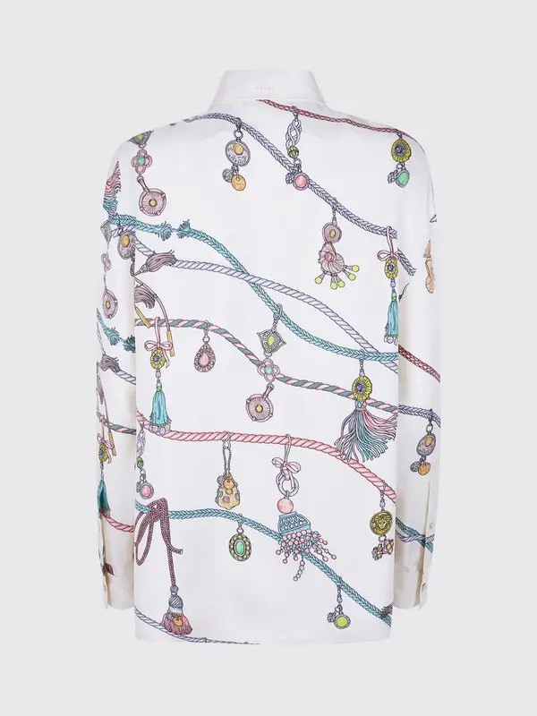 Versace Printed Shirt - White