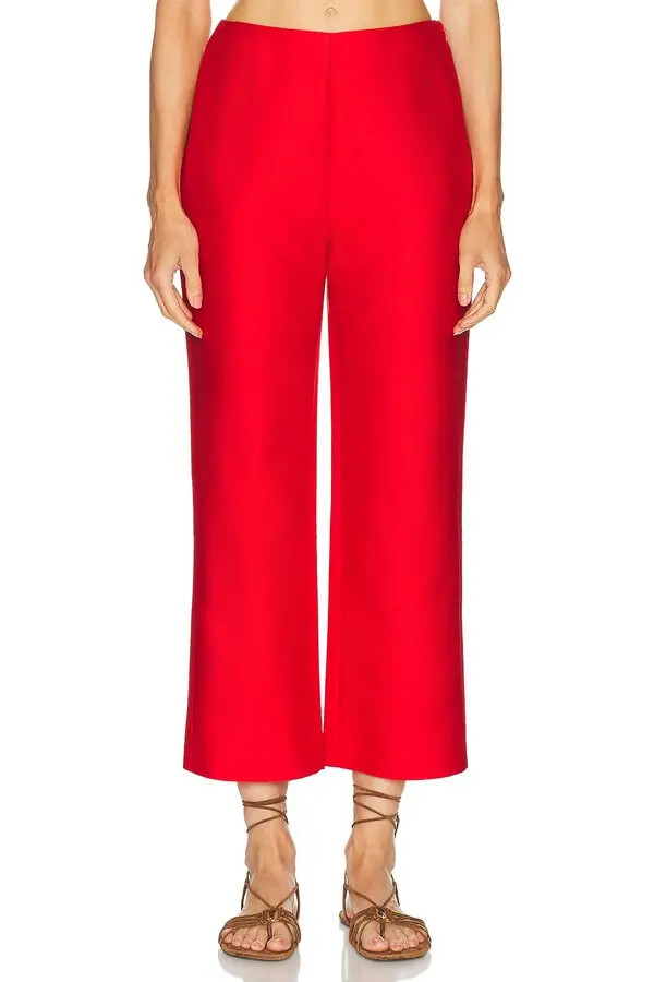 SRG Solange Cropped Pants In Red