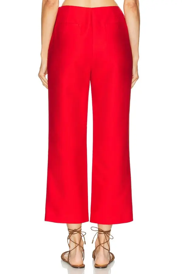 SRG Solange Cropped Pants In Red