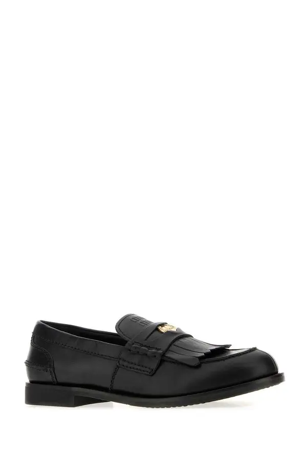 Miu Miu Leather Loafers