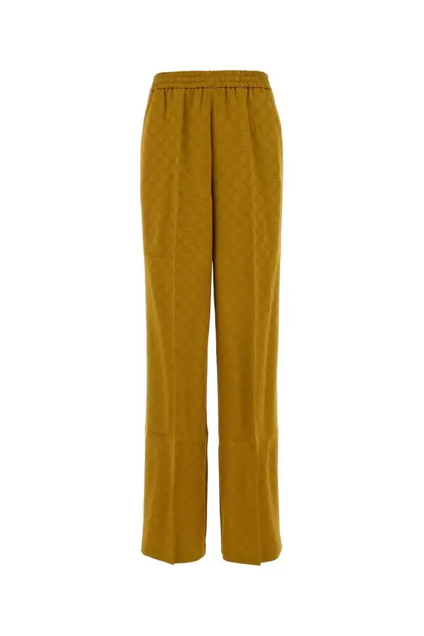 Gucci Mustard Jacquard Joggers