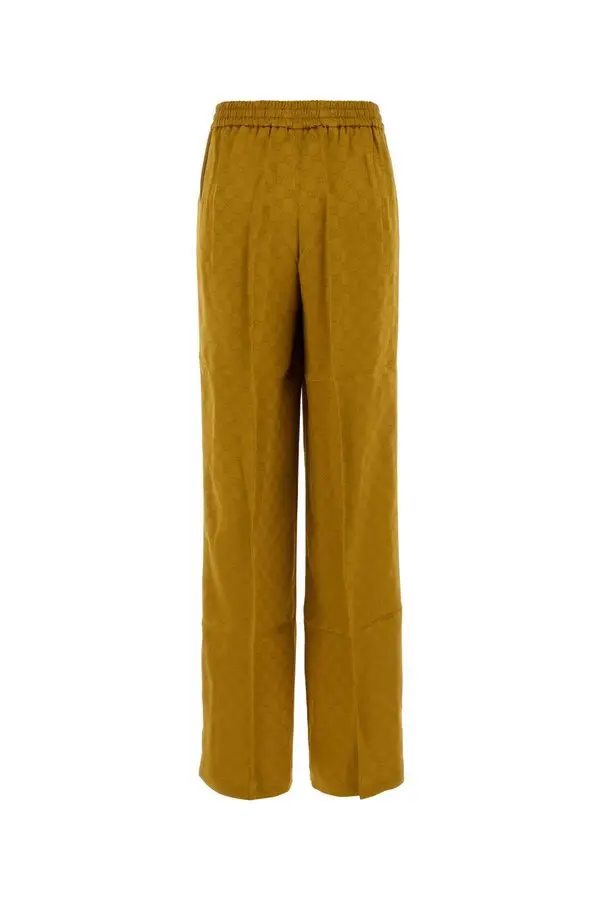 Gucci Mustard Jacquard Joggers