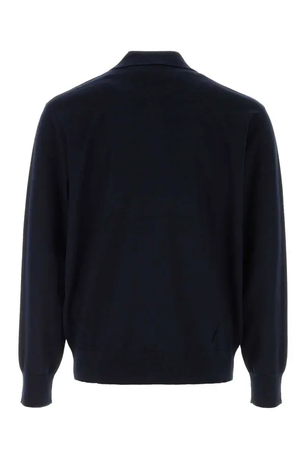 Dries Van Noten Navy Wool Muano Sweater
