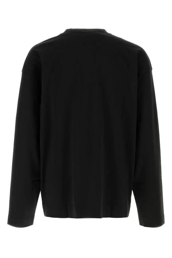 Dries Van Noten Cotton Oversize Hegland T-shirt - Black