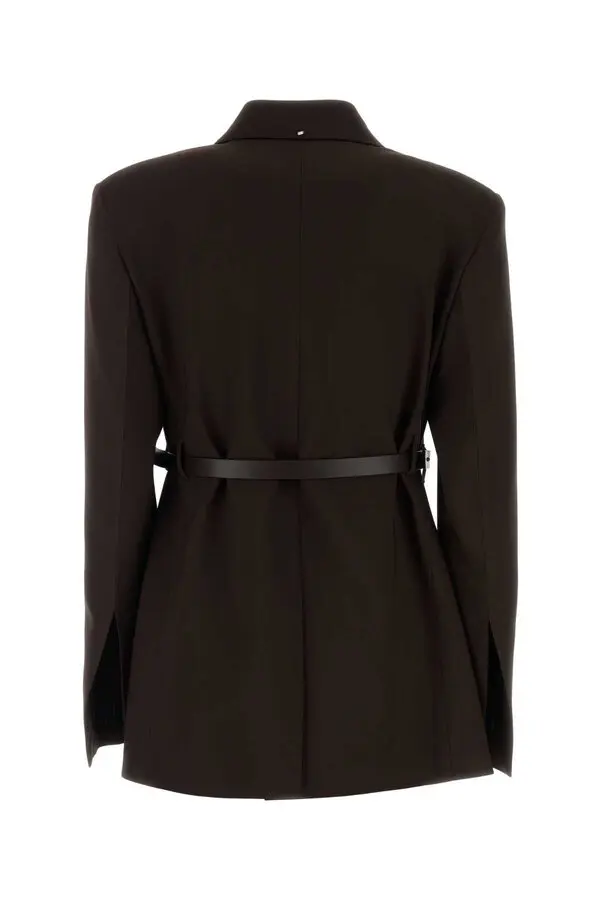 Sportmax Stretch Viscose Cinta Blazer