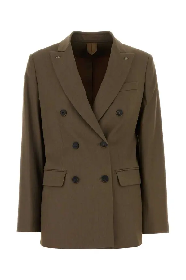 Max Mara Sage Wool Unione Blazer