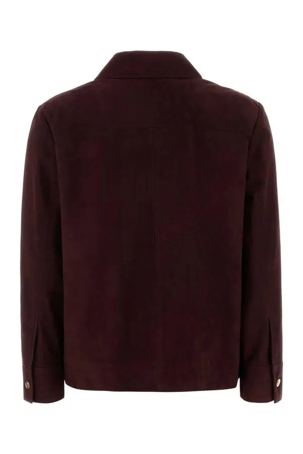 Max Mara S Grape Suede Abisso Jacket