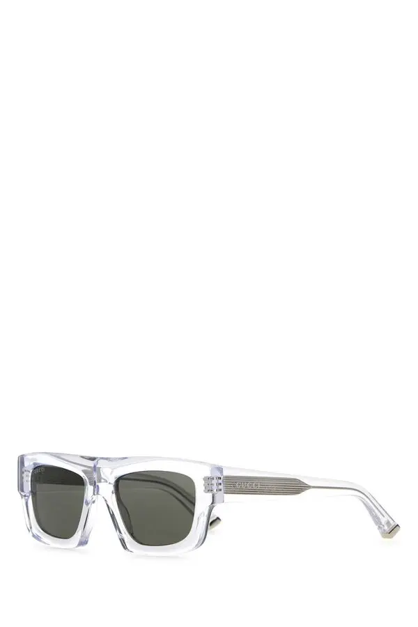 Gucci Transparent Acetate Sunglasses - White