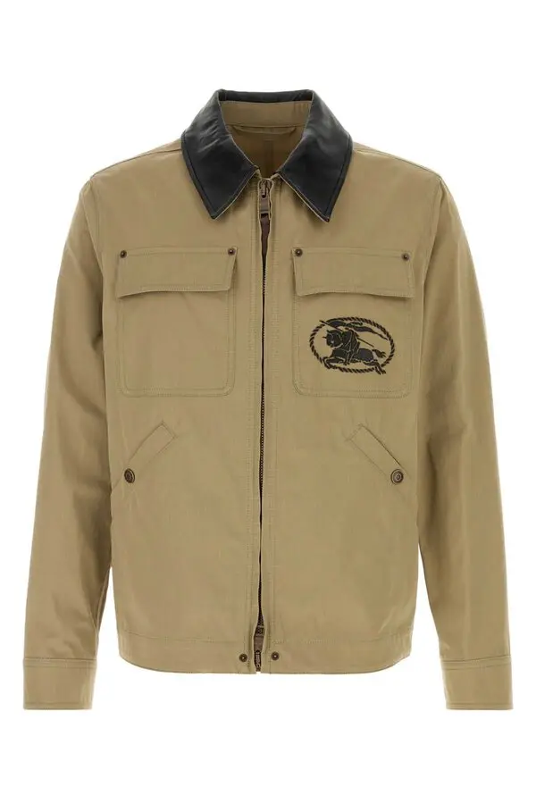 Burberry Cappuccino Cotton Jacket
