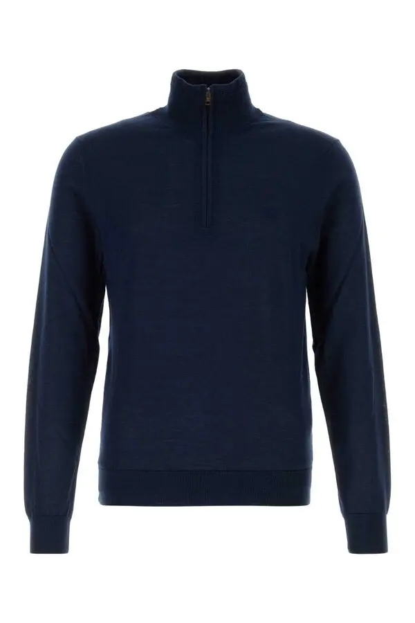 Etro Navy Wool Blend Sweater