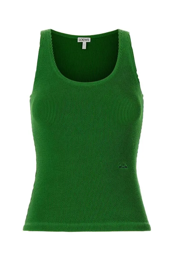 Loewe Grass Stretch Nylon Tank Top