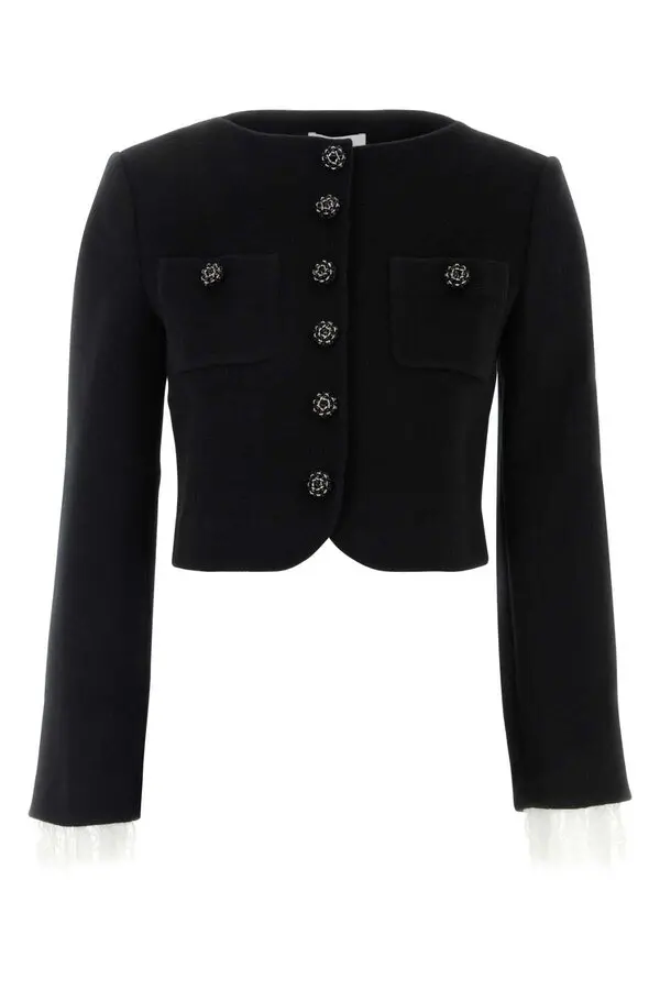 SELF-PORTRAIT Wool Blend Blazer