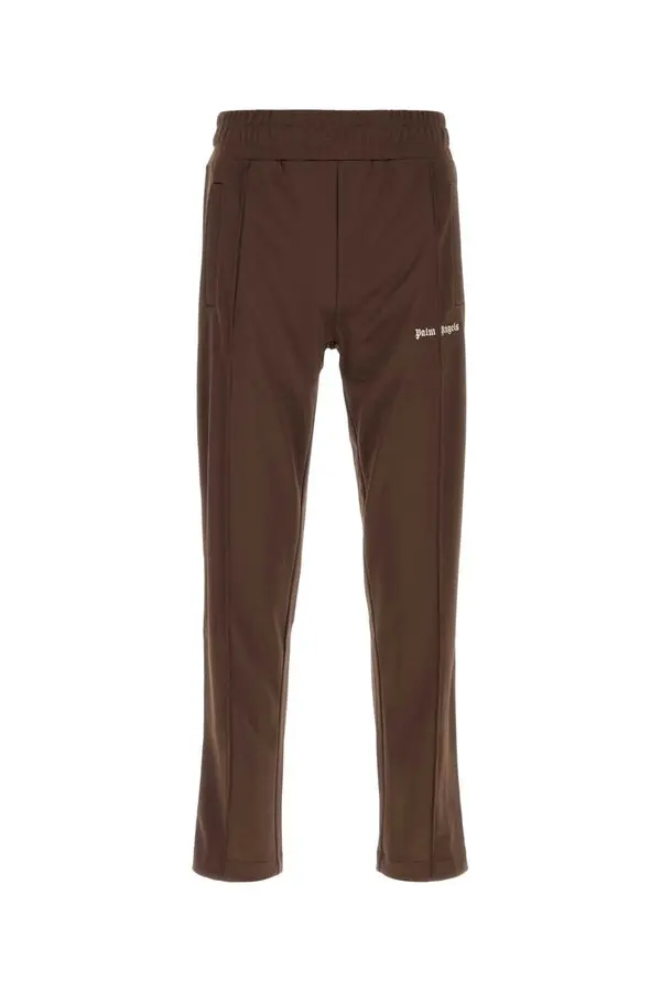 Palm Angels Chocolate Tech Fabric Joggers