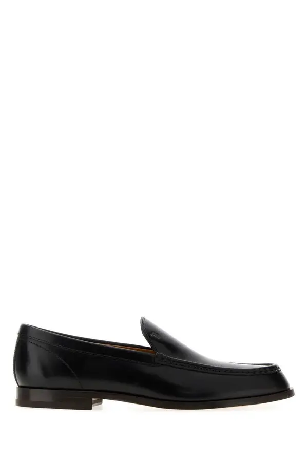 TOD'S Leather Loafers - Black