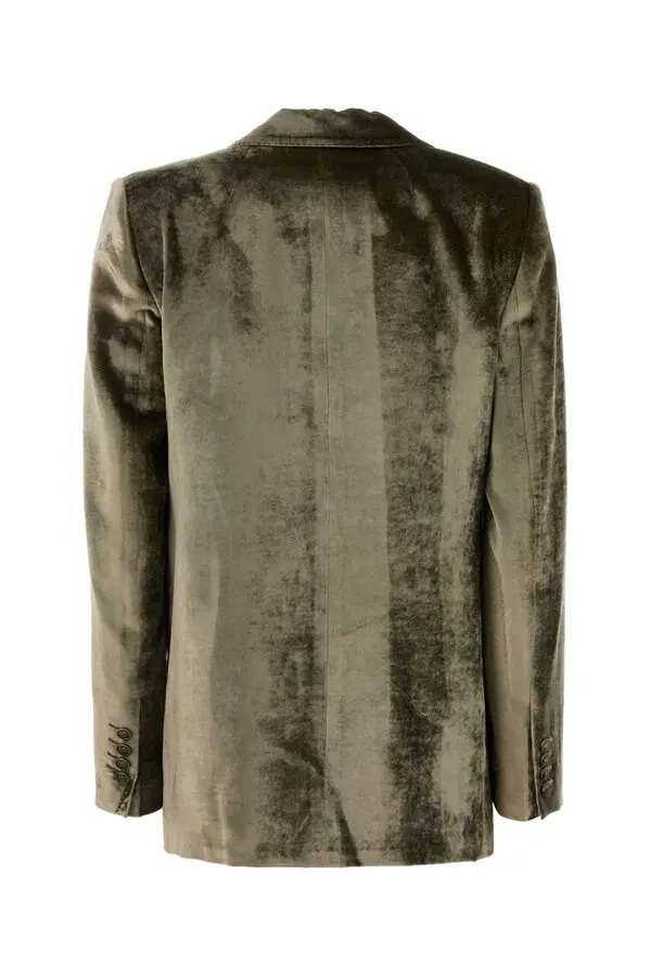 Etro Sage Velvet Blazer