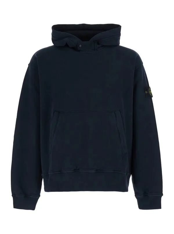 Stone Island Organic Cotton Sweatshirt With Logo Patch - Multicolor