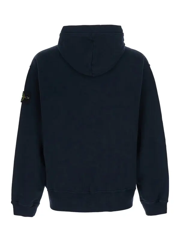 Stone Island Organic Cotton Sweatshirt With Logo Patch - Multicolor