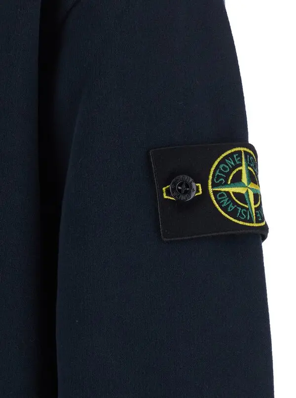 Stone Island Organic Cotton Sweatshirt With Logo Patch - Multicolor